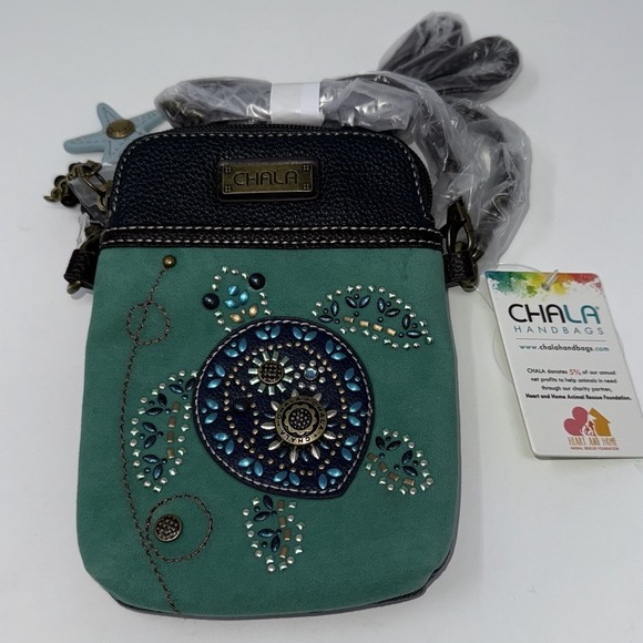 Chala | Bags | Nwt Chala Cell Phone Purse Crossbody Convertible Dazzled ...